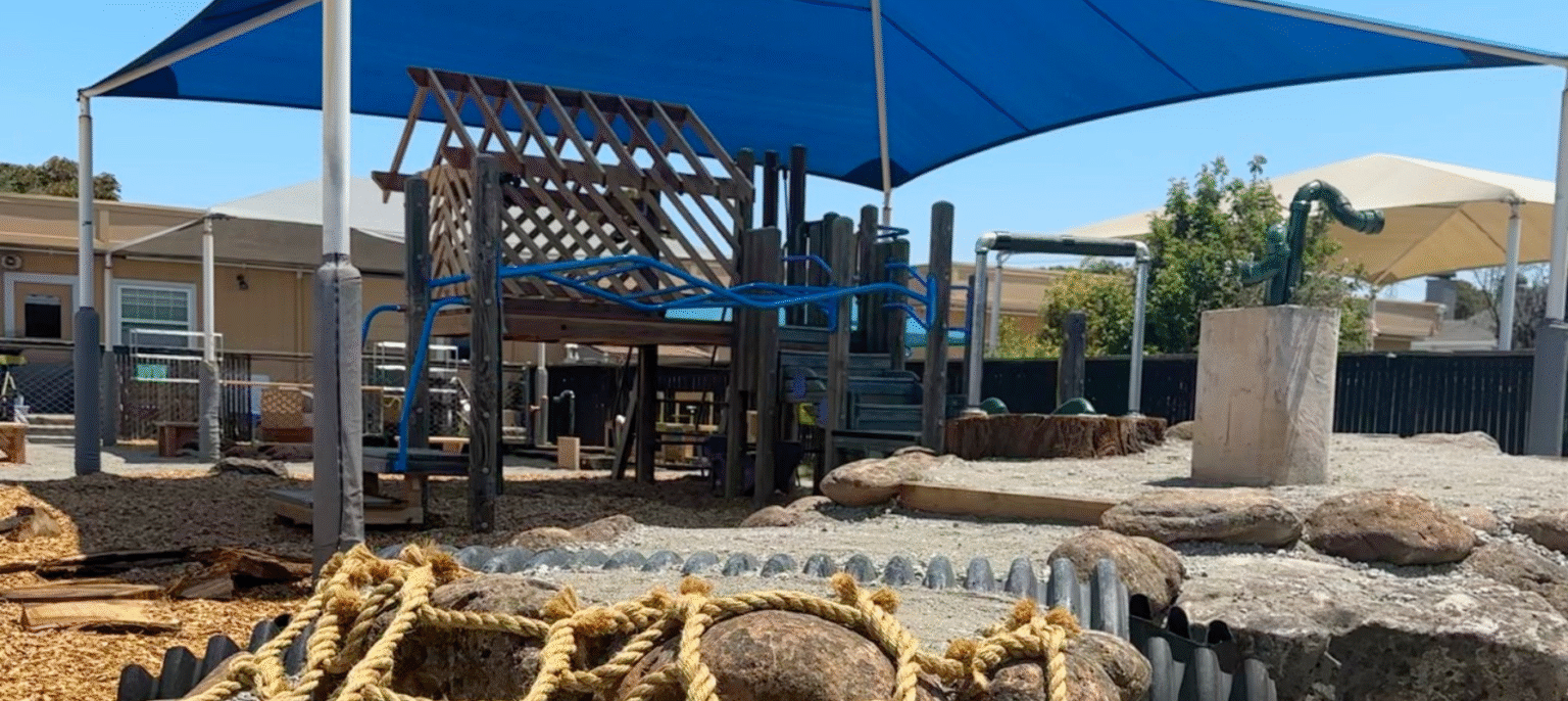 PJCC Preschool New Playscape Ribbon-Cutting Ceremony - Peninsula Jewish Community Center